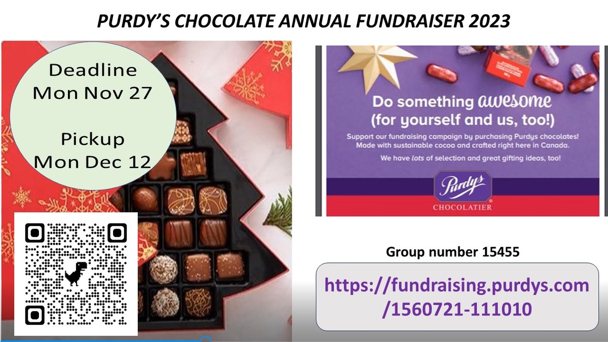 Purdy's Chocolate Fundraiser | Unity of New Westminster Church